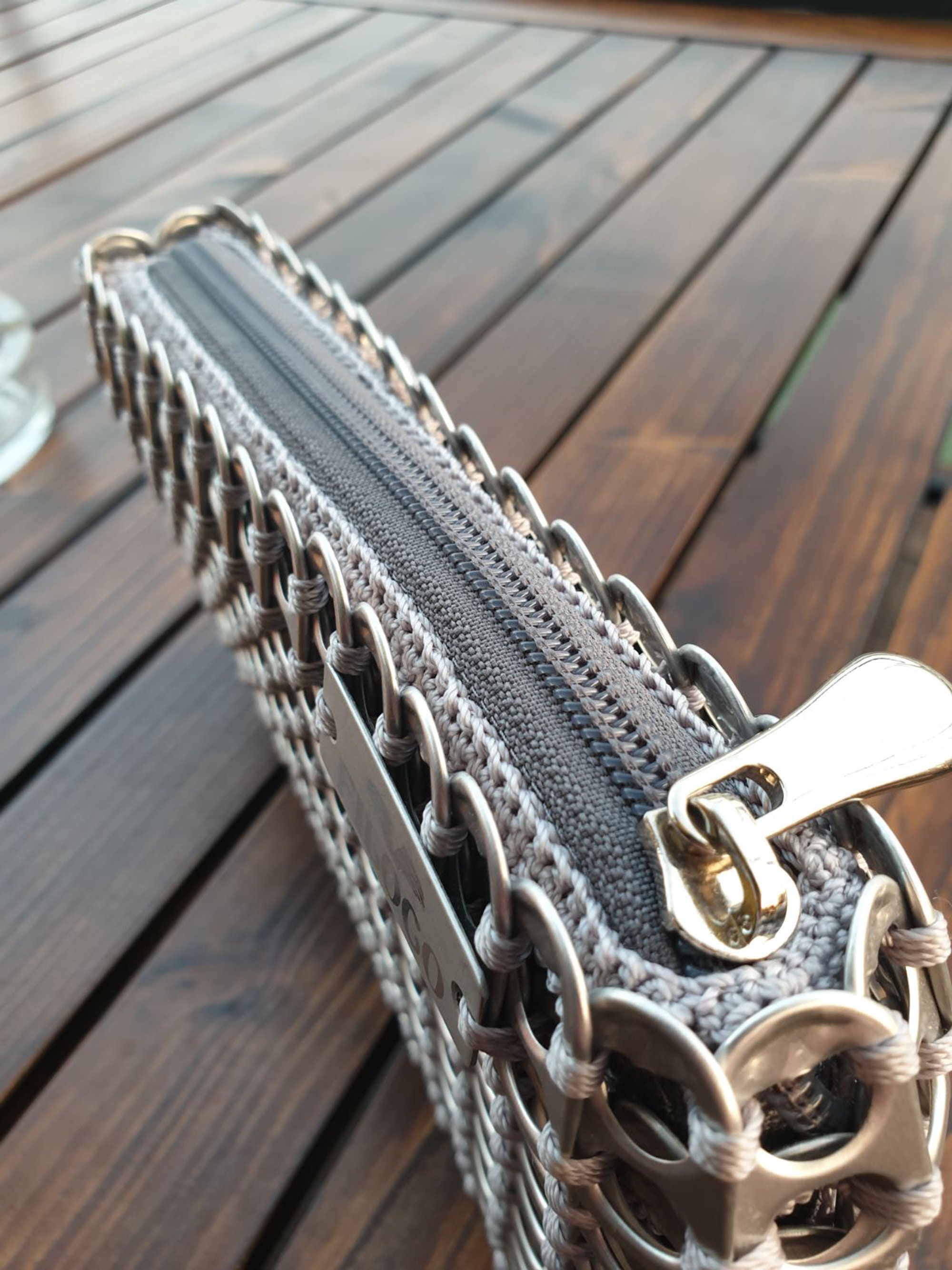 Aluminium Soda Pop Tabs Big Wallet Unisex Silver Big Wallet Wallet for ...