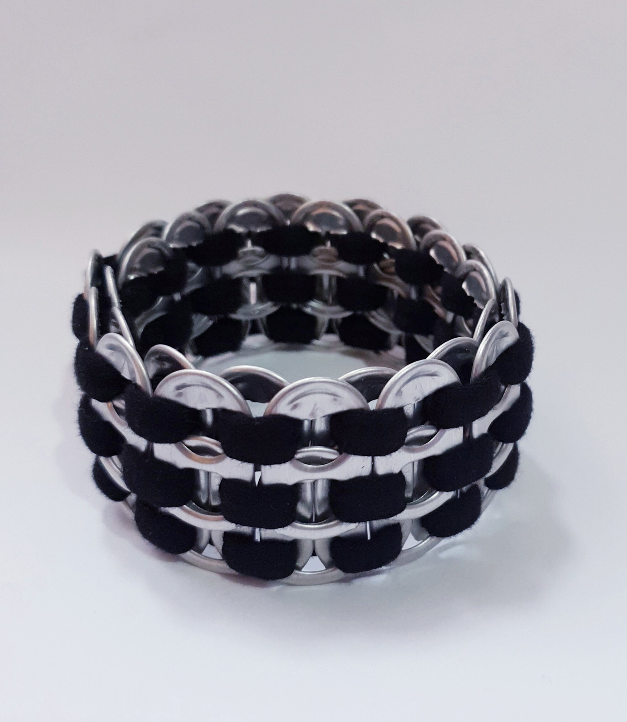 Handmade Bracelet of Recycled Tabs for Cans - Etsy