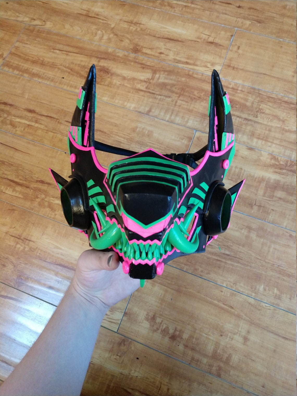 Custom Moving Jaw Cyberpunk Wolf Cosplay Mask - Etsy Finland