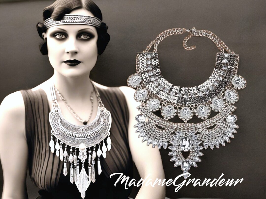 Beautiful, Vintage 1920s Art Deco Bohemian Gypsy Tribal Statement Large ...