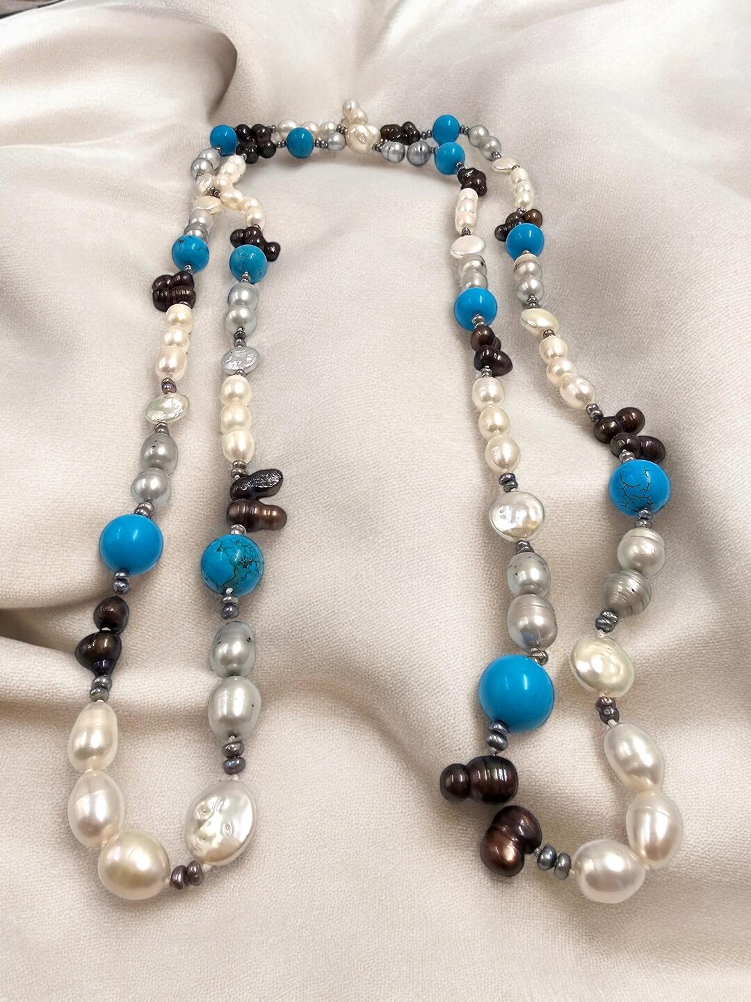 Beautiful, Long Flapper Vintage 1920s Art Deco String of Natural ...