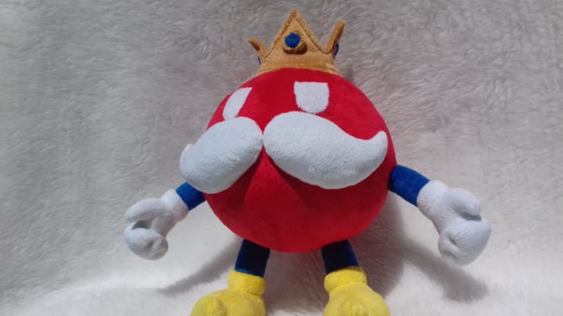 Custom Plush King Bob Omb. Custom Plush Just Like King Bob-omb | Etsy