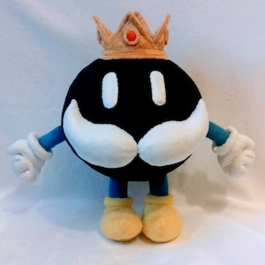 Custom Plush Toy Inspired King Bob Omb .custom Plush Just Like King Bob ...