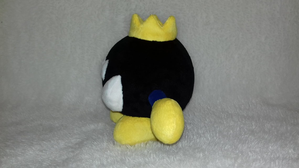 Custom plush toy inspired King Bob-omb. | Etsy