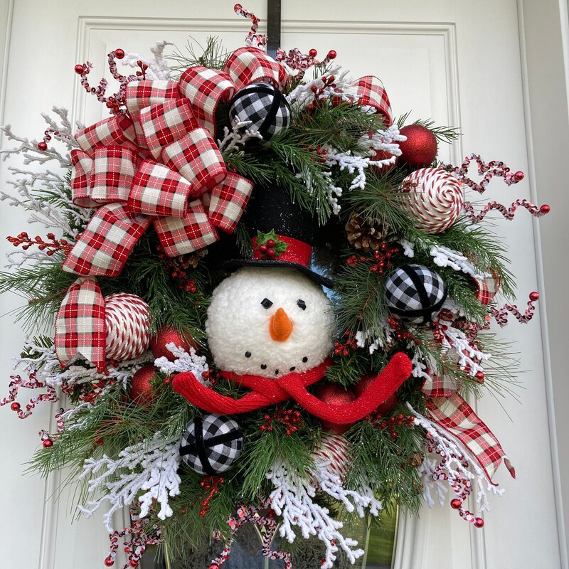 Winter Door Wreath - Etsy