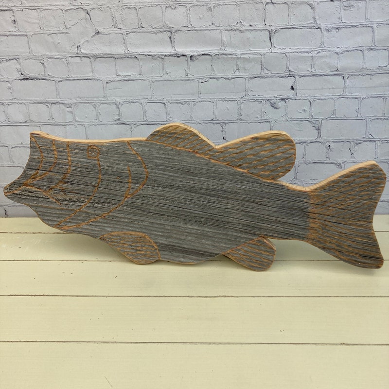 Wooden Fish Wall Art - Etsy