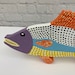 Whimsical Wooden Fish Hand Painted Brightly Colored Fish, Patio or Pool ...