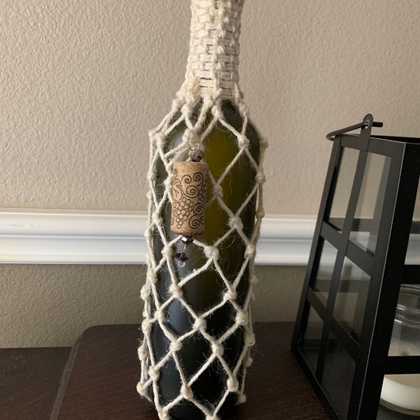 Jute Wine Bottle - Etsy