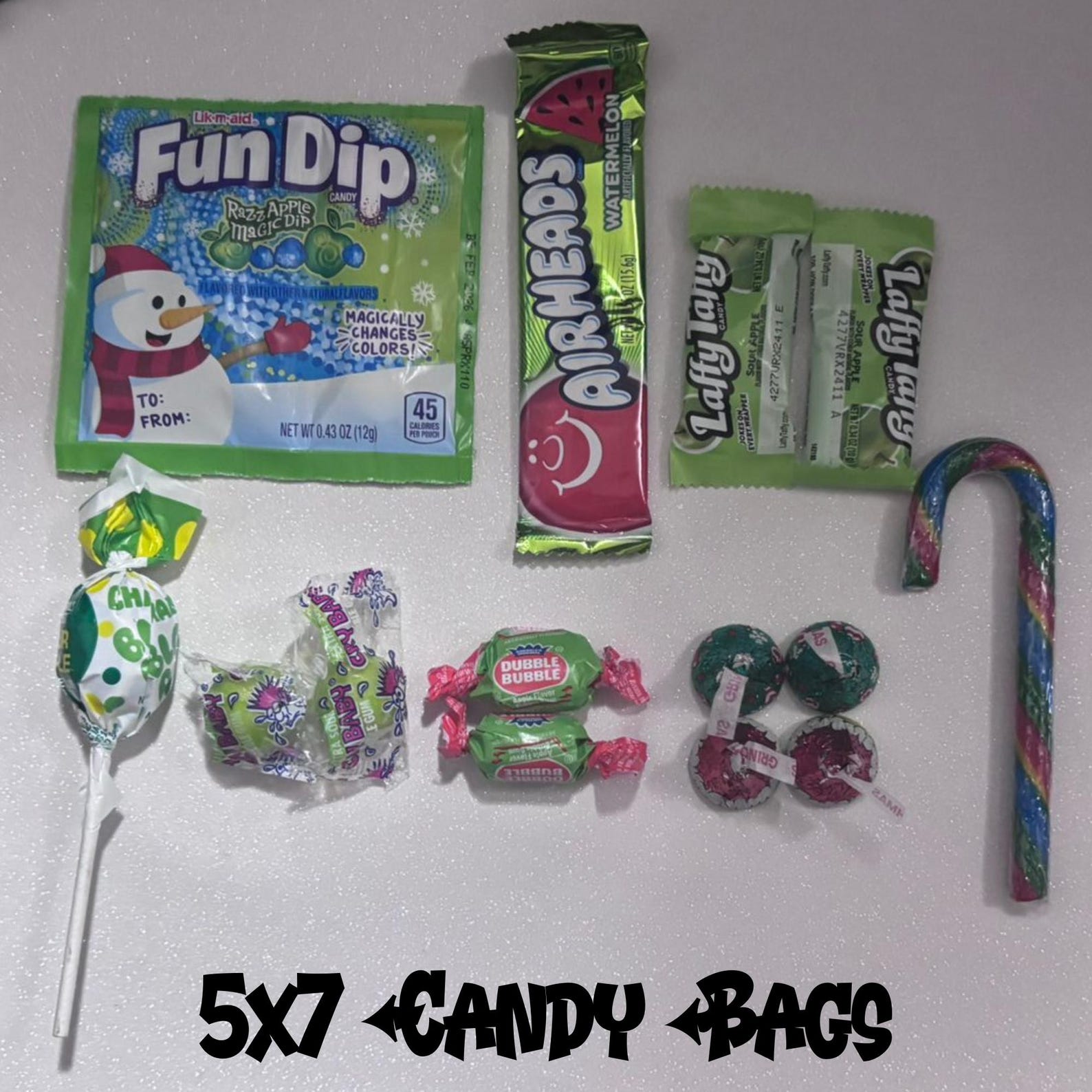 Green Grinch Inspired Mini Candy Bags, Candy Bags Birthday Party Candy ...