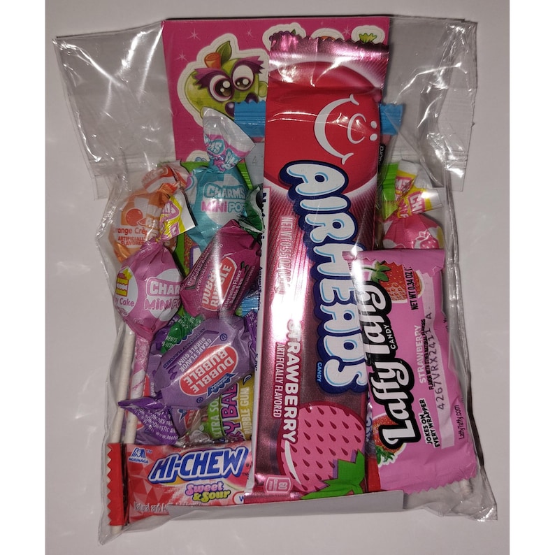 Candy Bag Treat Toppers, Birthday Party Candy Bags, Candy Packs, Party ...