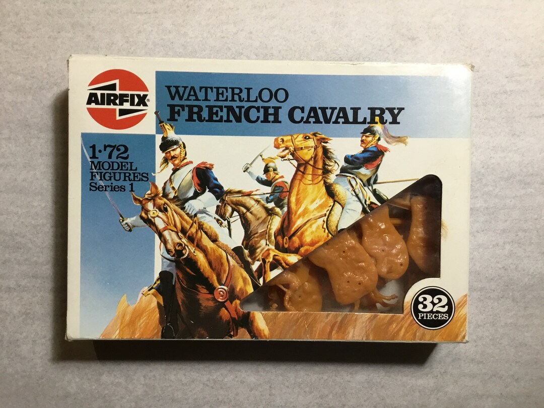 Airfix 1.72 Model Figures waterloo French Cavalry Ref. 01736 1986 Made ...