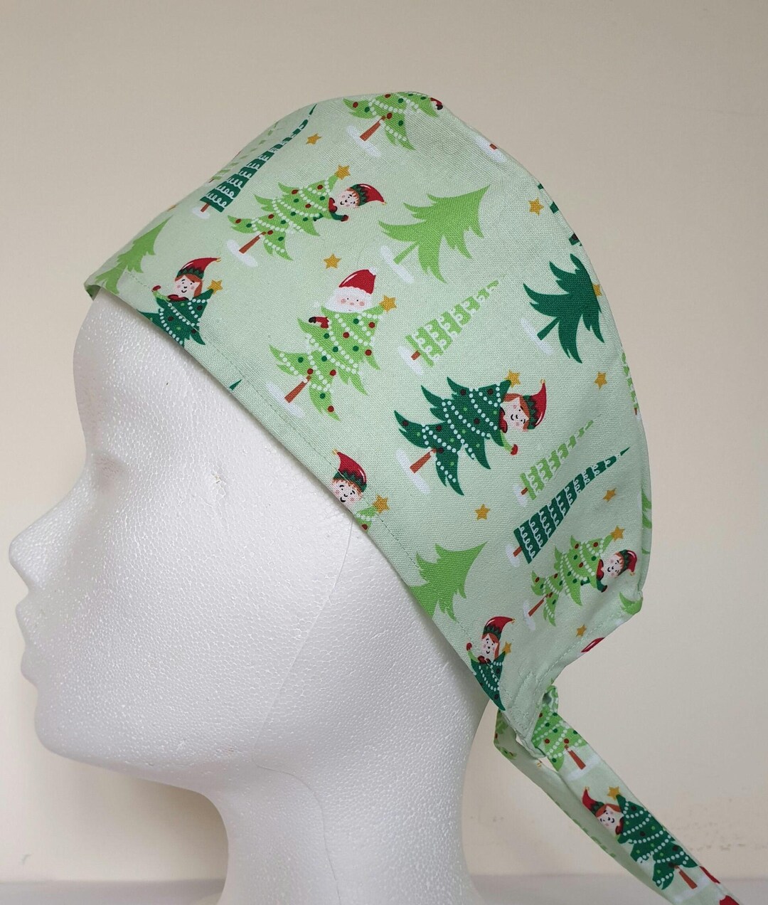 Green Elf Scrub Hat - Etsy