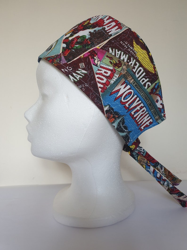 Theatre/surgical Comic Superhero Scrub Hat - Etsy