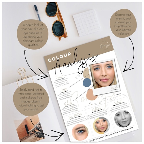 Seasonal Color Analysis Virtual Color Analysis Personalized - Etsy