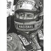 F1 Artwork - Ayrton Senna Graphite Pencil - Framed Print - FREE UK ...