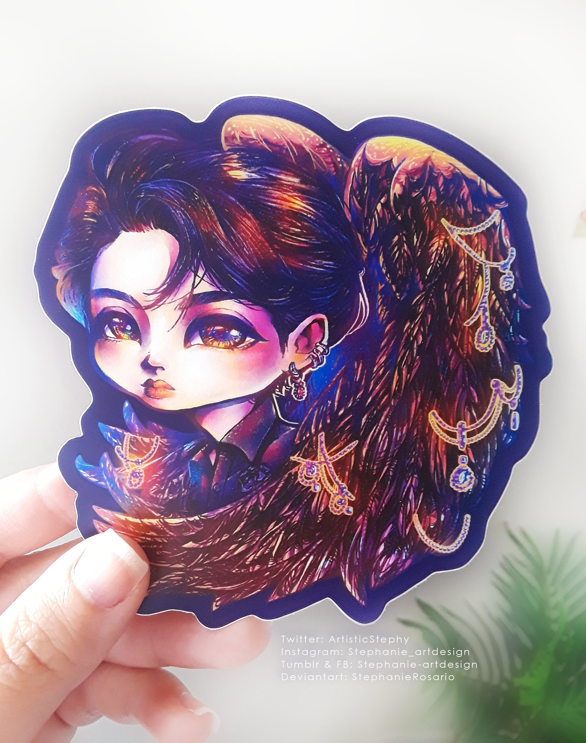 Detailed BTS Chibi Vinyl Stickers 4 Inch. - Etsy UK