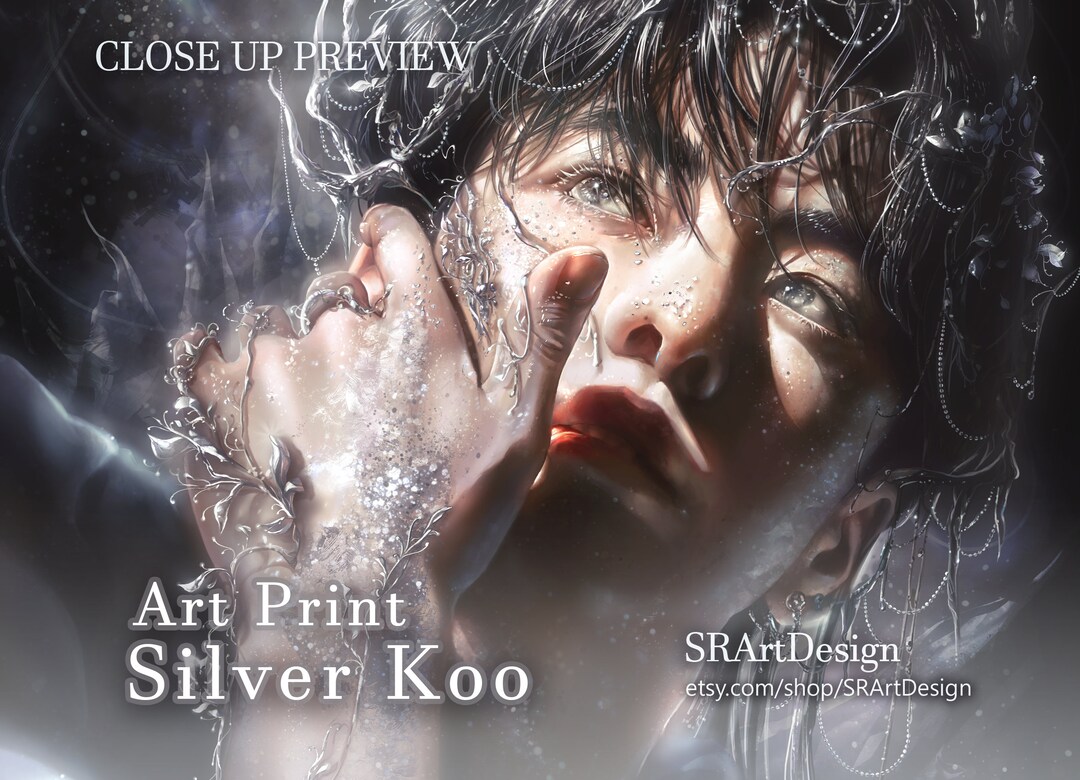 Art Print Silver Prince Koo Detailed Art - Etsy