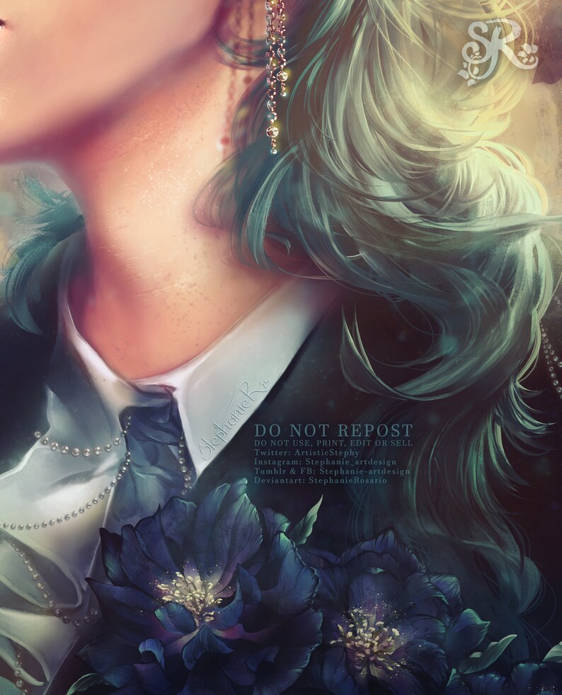 Art Print- Vampire Yoongi Detailed Art - Etsy