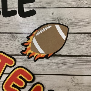 Football Themed Premade Bulletin Board Kit; Football Banner; Welcome ...