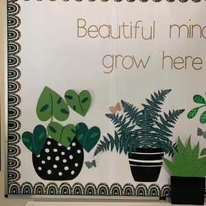 Plant Theme, Coffee Shop, Botanical Board, Pre-made, Succulent Board ...