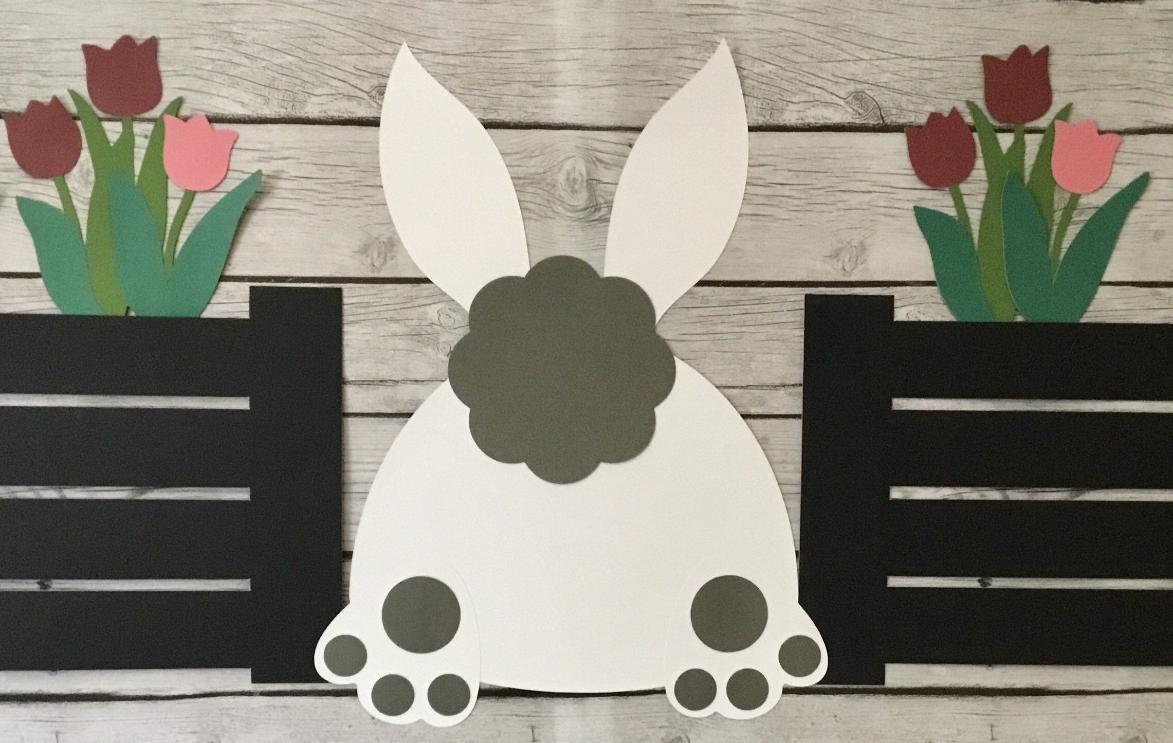 Easter Bunny Bulletin Board Spring Easter Pre Made Welcome - Etsy