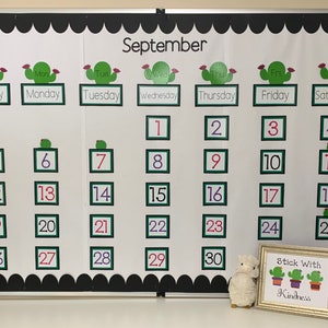 Classroom Decor Cactus Theme Printable Bulletin Board Ideas - Etsy