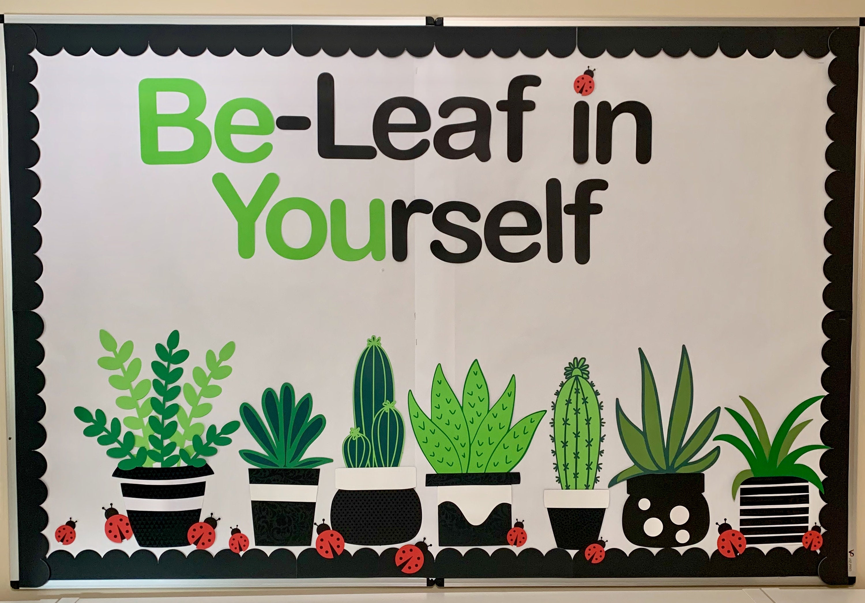 Be-leaf in Yourself Plant Theme Botanical Board Pre-made - Etsy