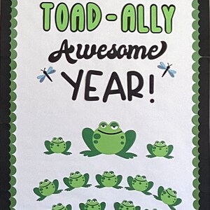 Thanks for the Toad-ally Awesome Year-welcome to Our Pad, Bulletin ...