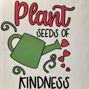 Plant Seeds of Kindness Bulletin Board, Pre-made, Teacher Kit ...