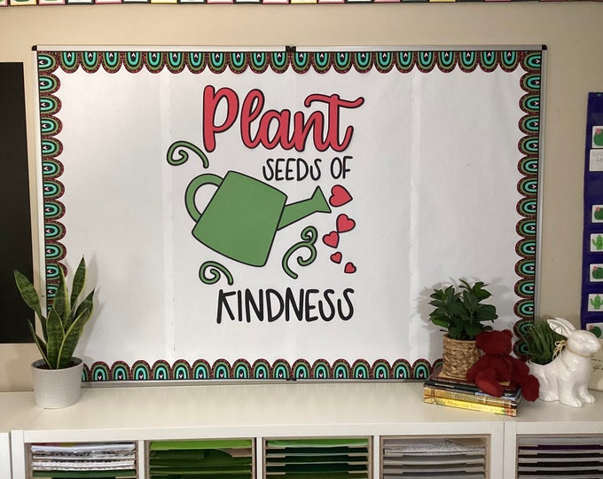 Plant Seeds of Kindness Bulletin Board, Pre-made, Teacher Kit ...