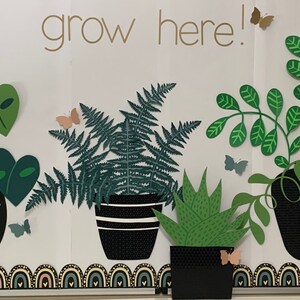 Plant Theme, Coffee Shop, Botanical Board, Pre-made, Succulent Board ...