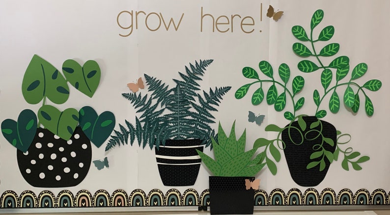 Plant Theme, Coffee Shop, Botanical Board, Pre-made, Succulent Board ...