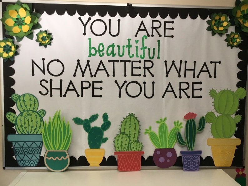 Cactus Themed Bulletin Board Classroom Decor Bulletin - Etsy