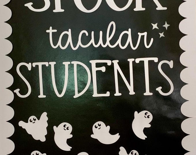 I Teach the Most Spooktacular Students; Halloween Door Kit; October ...