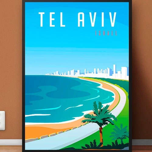 Tel Aviv Poster Print - Etsy