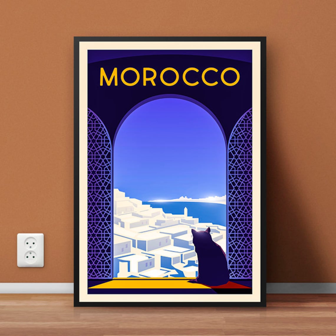Morocco Travel Print Morocco Poster - Etsy