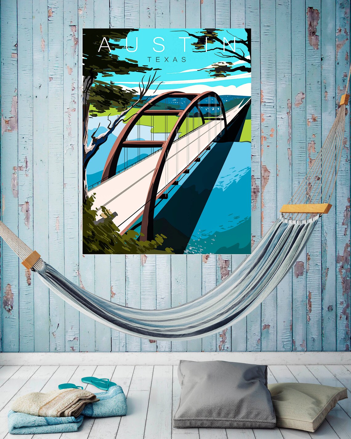 Austin Travel Poster Texas Print - Etsy