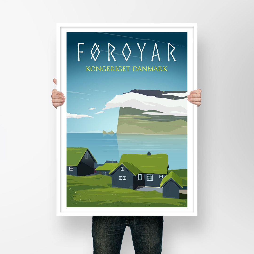 Foroyar Travel Poster , Denmark Print - Etsy