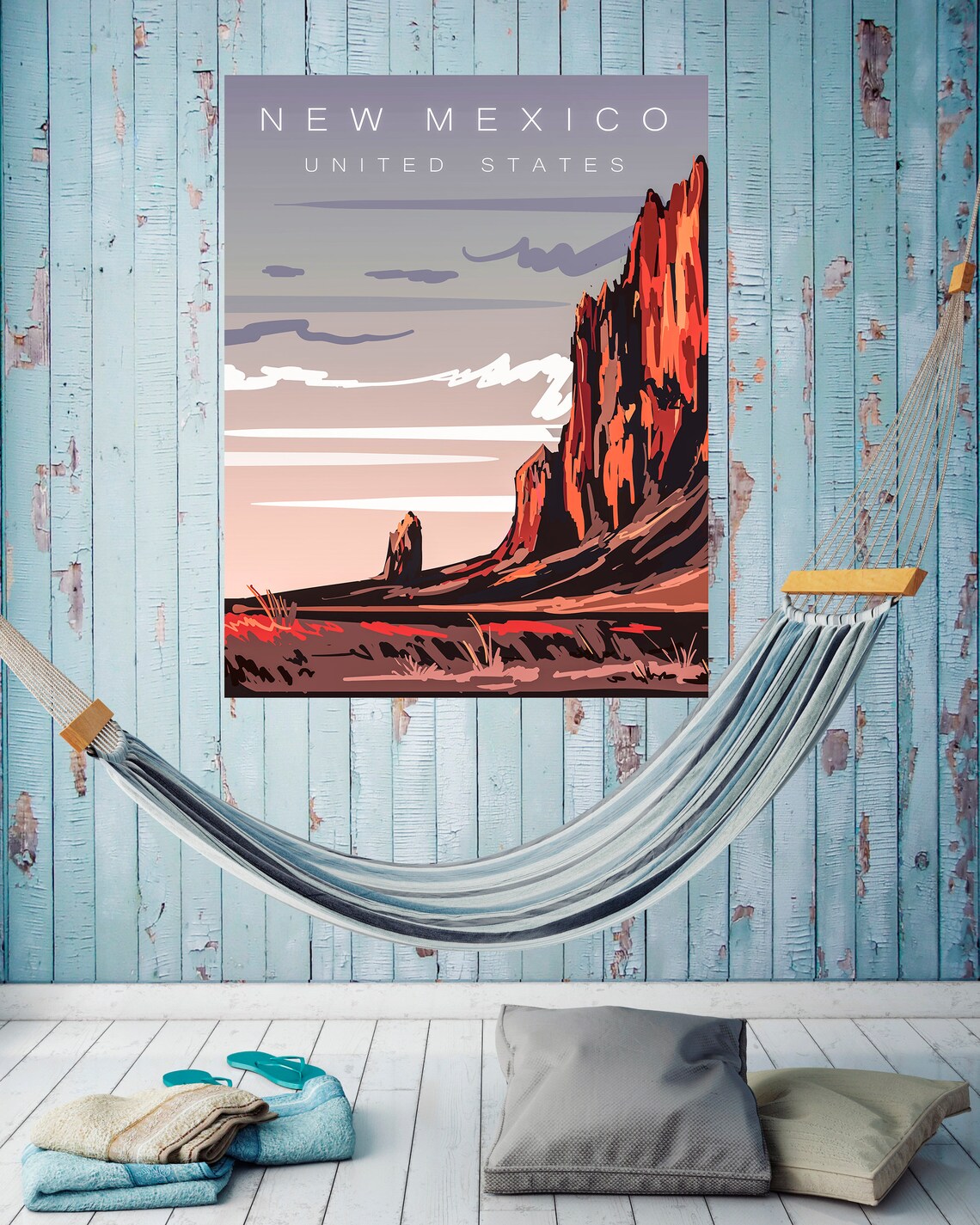 New Mexico Travel Poster New Mexico Print - Etsy
