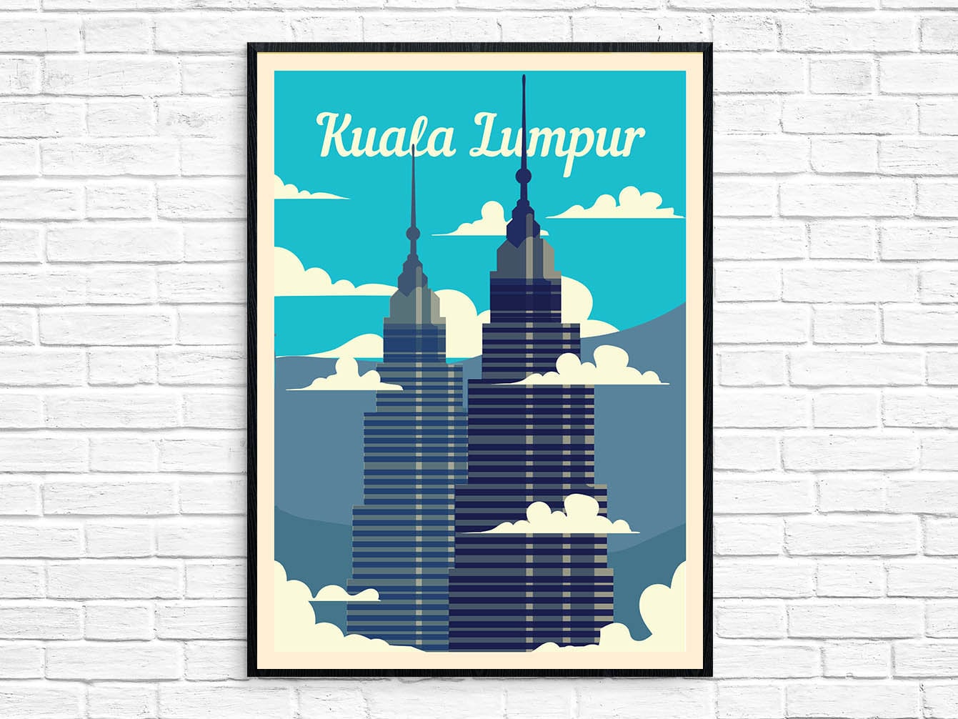 Kuala Lumpur Malaysia Travel Gift Print Poster Kuala - Etsy