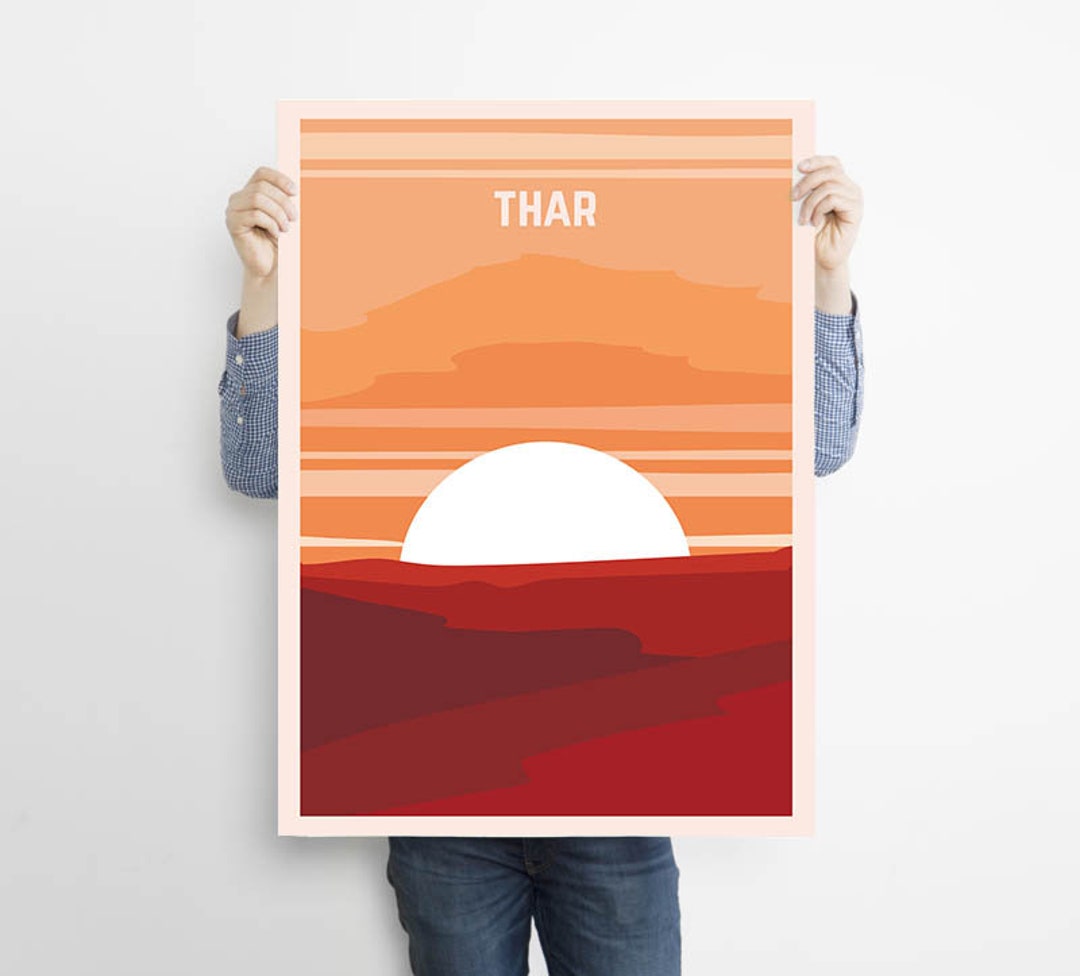 Thar Desert Travel Poster , India Print - Etsy UK