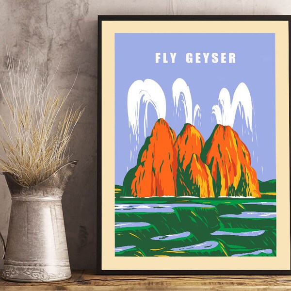 Geyser Wall Art - Etsy