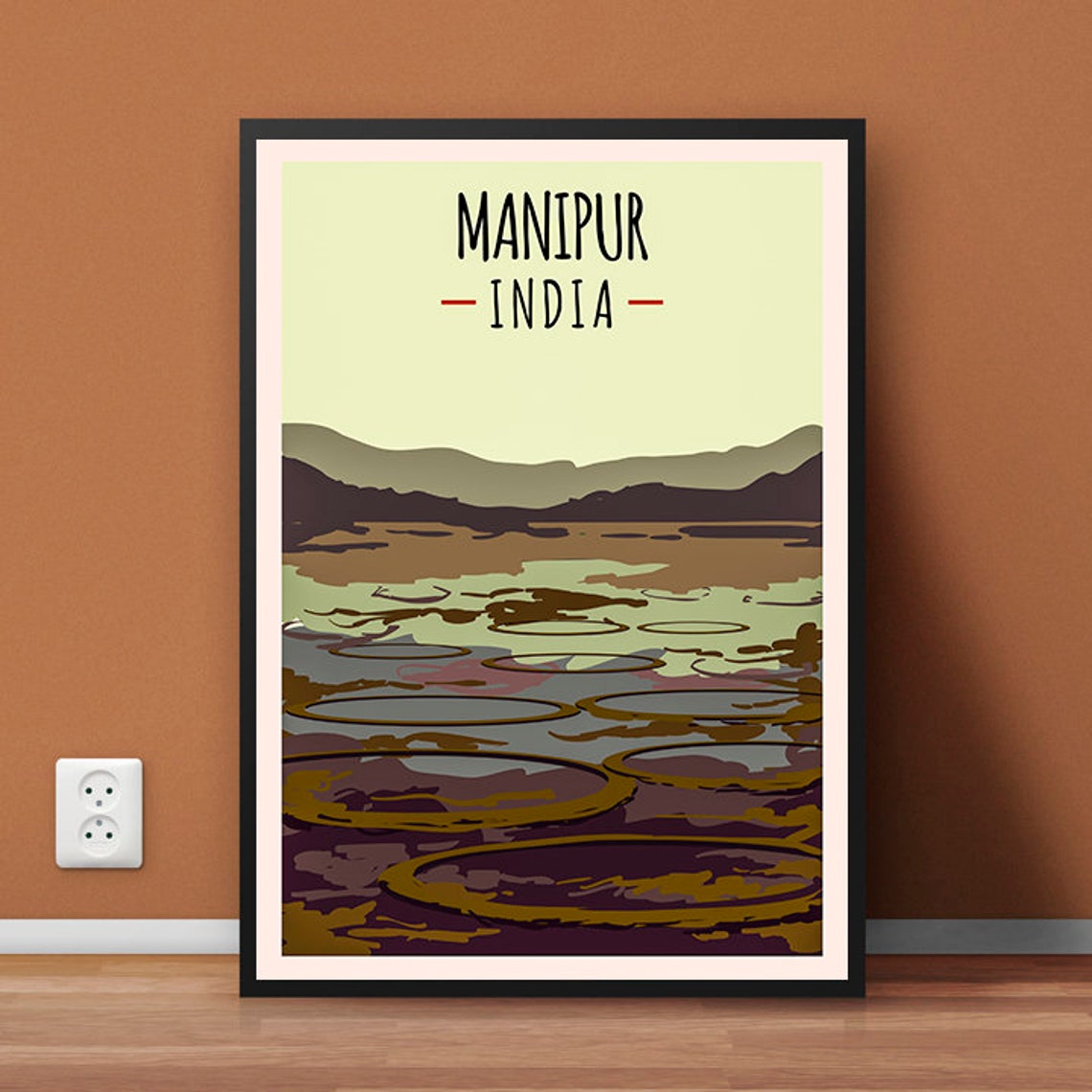 Manipur Travel Poster India Print - Etsy