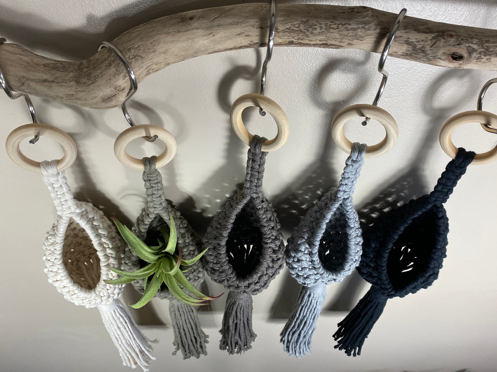 Macrame Plant Hanger Macrame Pod Plant Hanger Air Plant | Etsy