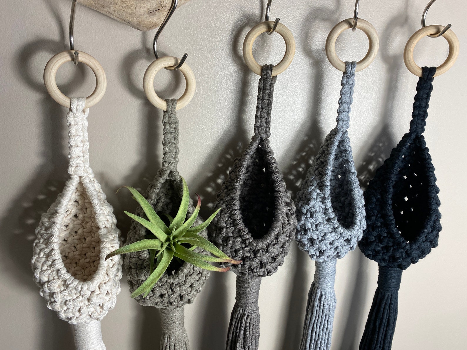 Macrame Plant Hanger Macrame Pod Plant Hanger Air Plant | Etsy