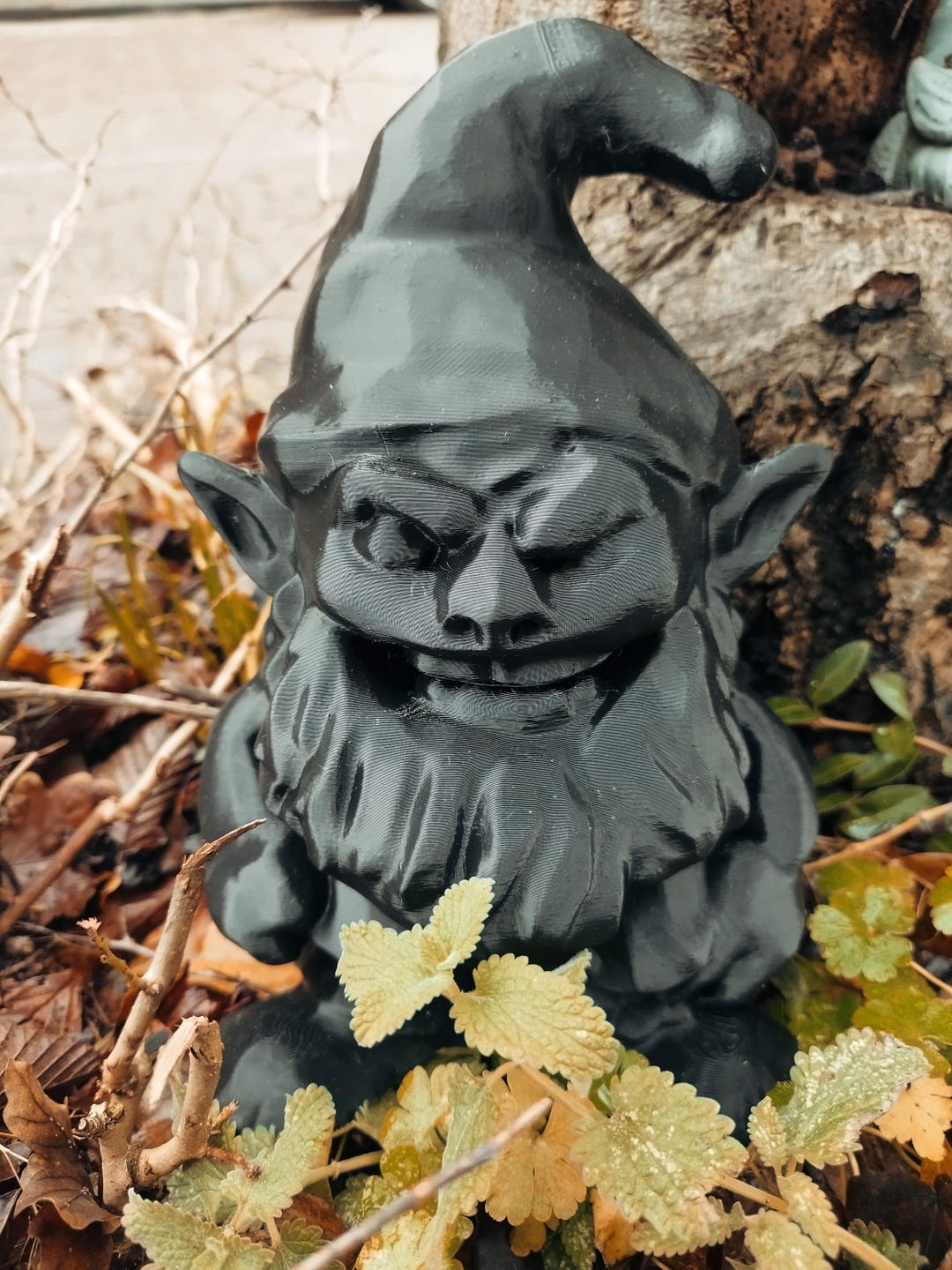 Evil Garden Gnome Smiley 25cm - Etsy