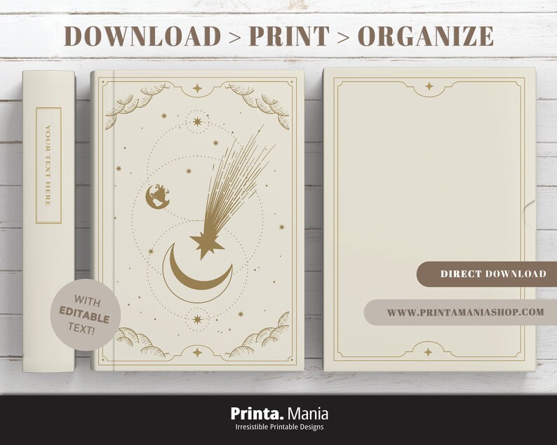 Earth Moon, Shooting Star, Astrology Planner, Moon Binder, Spell ...