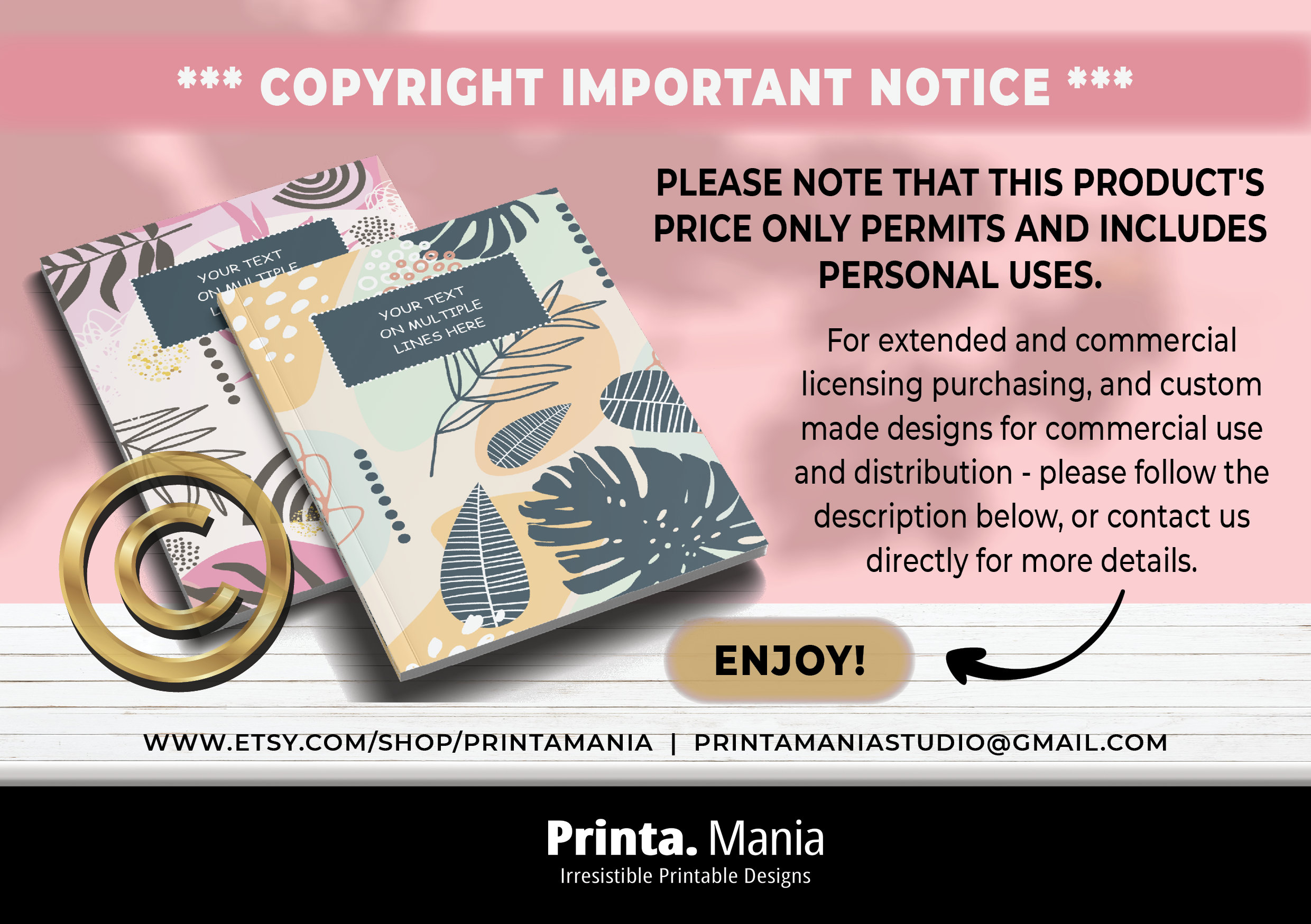 Personalized Binder Covers & Spines Printable | Editable Covers ...