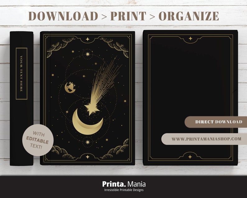 Earth Moon, Shooting Star, Astrology Planner, Moon Binder, Spell ...