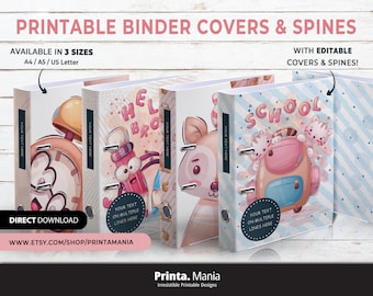 Binder Cover Sewing Pattern 10 Printable/editable - Etsy